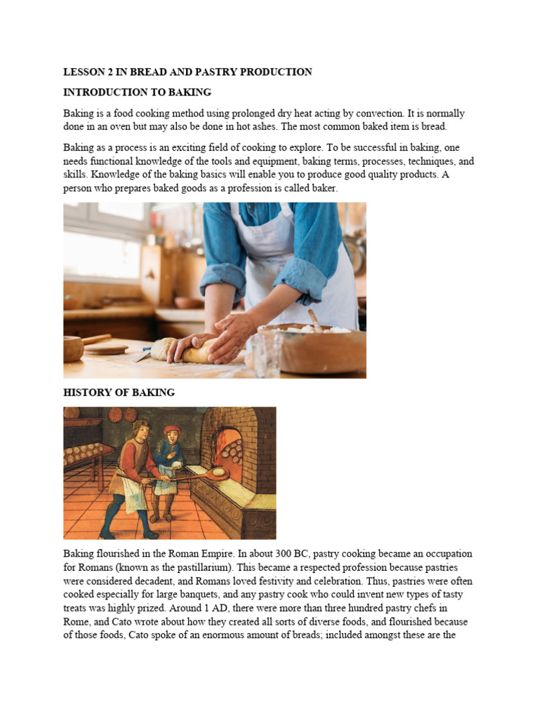 Week 2 BPP | PDF | Flour | Baking