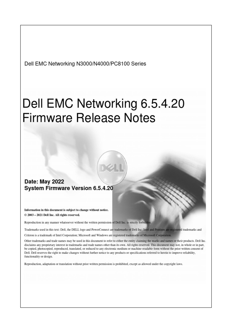Dell - EMC - Networking - 6.5.4.20 - Release - Notes (N3000 - N4000 ...