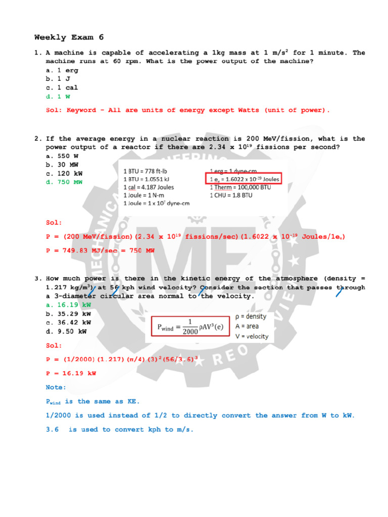 Weekly Exam 6 Solutions - 1600 - PDF - Gdrive.vip | PDF