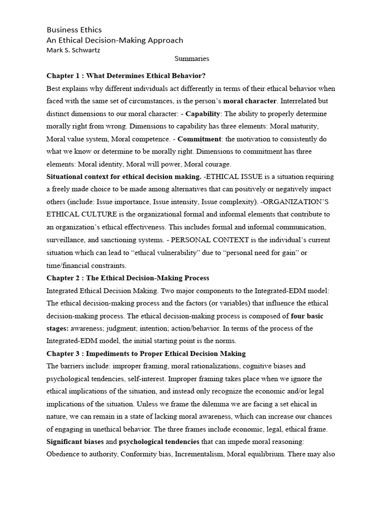 Ethical Decision-Making Guide | PDF | Morality | Decision Making