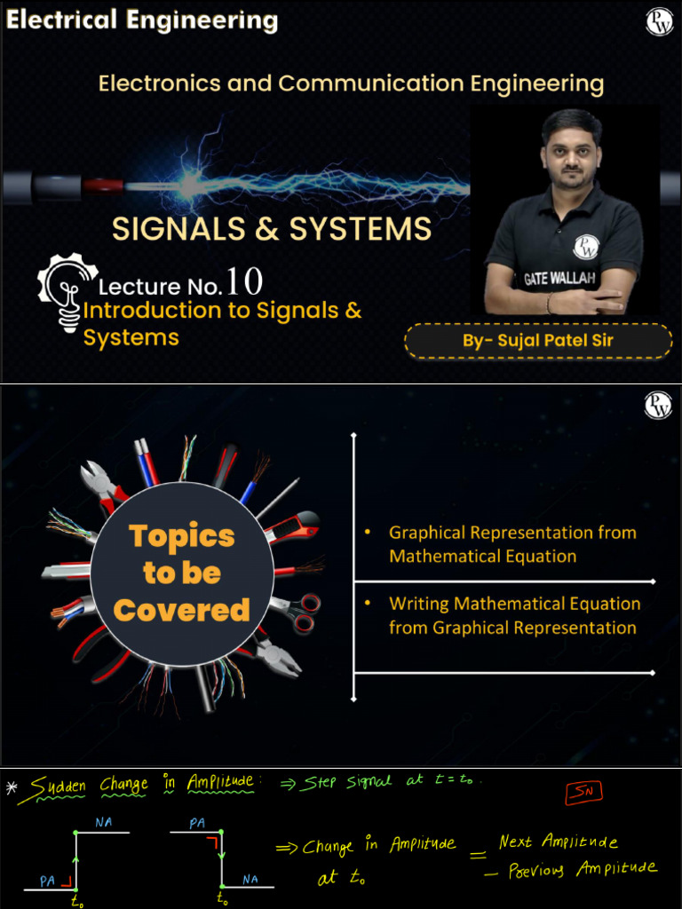 Introduction To Signals & Systems 10 - Class Notes | PDF
