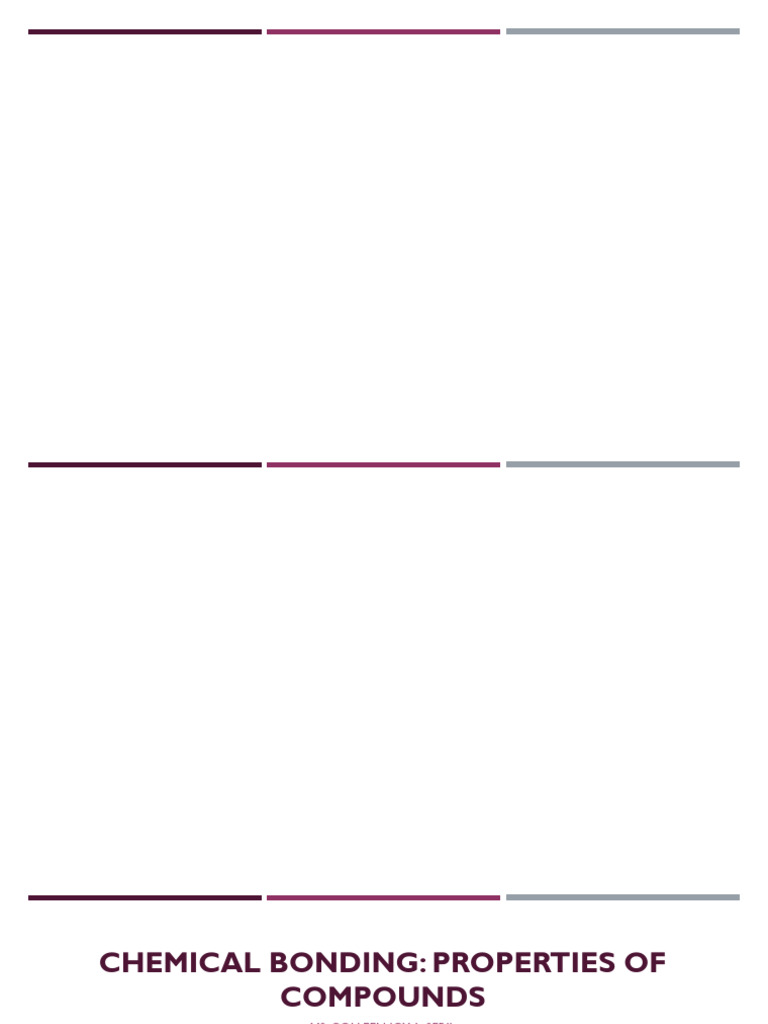 L2-Q2-W2-9-Chemical Bonding | PDF | Chemical Compounds | Ionic Bonding
