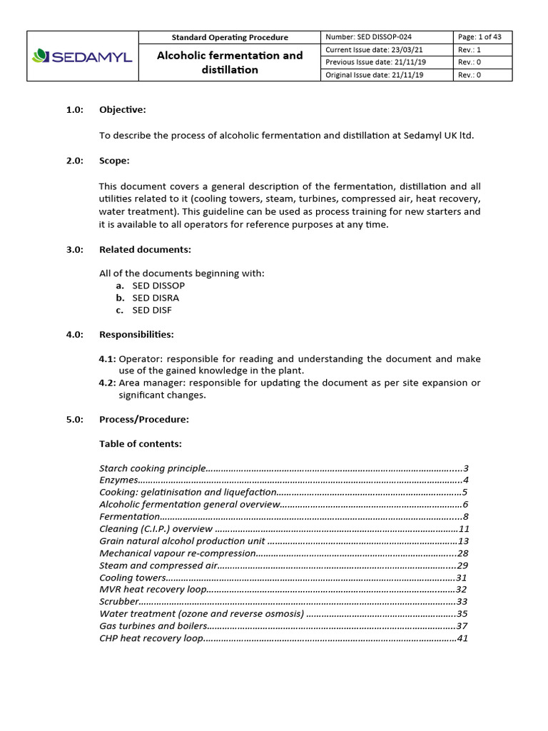 Alcoholic Fermentation and Distillation | PDF | Distillation | Yeast