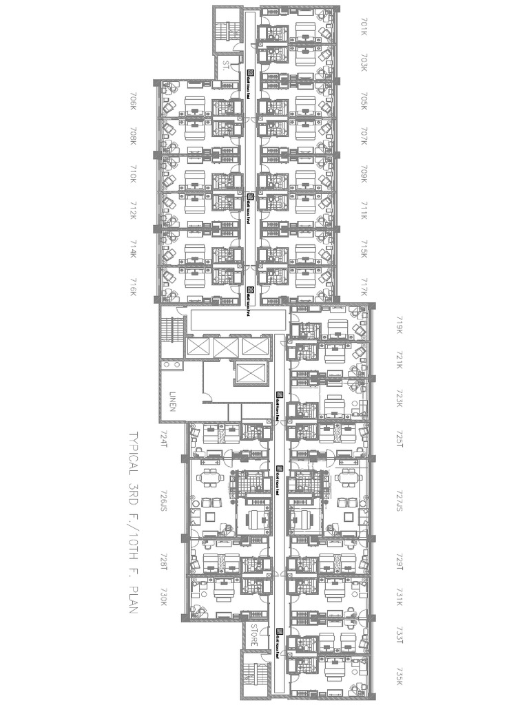 Typical Floor - General Layout Model | PDF