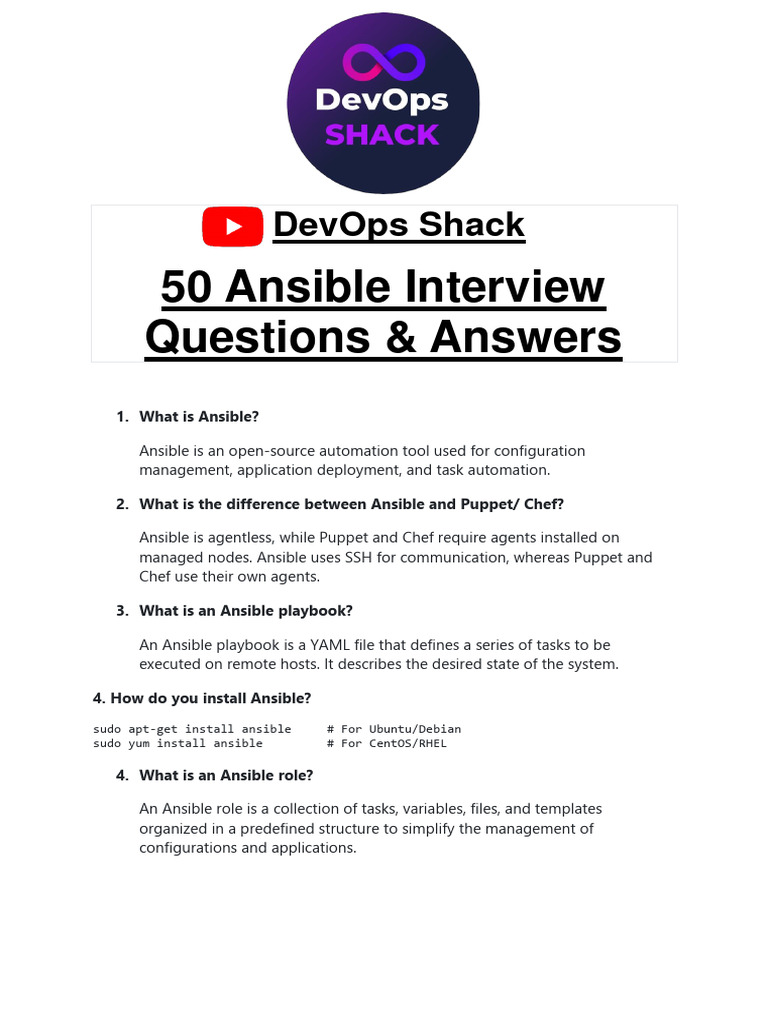 Ansible | Download Free PDF | Computing | Free Software