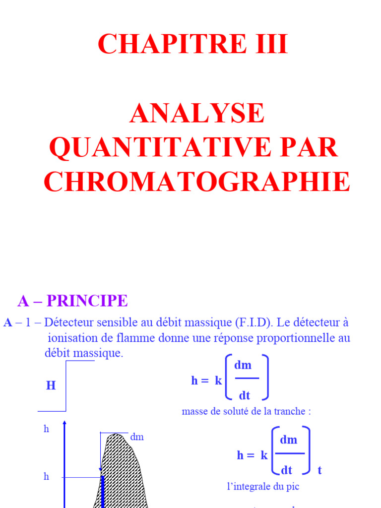 Chromato 3 | PDF | Chromatographie | Calibrage