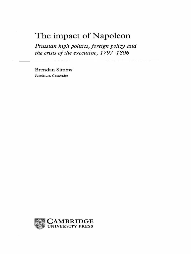 e Impact of Napoleon | PDF
