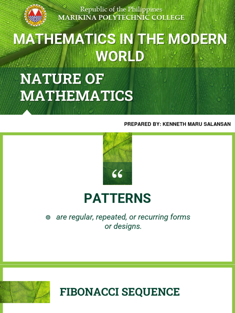 Fibonacci Sequence in Nature and Design | PDF