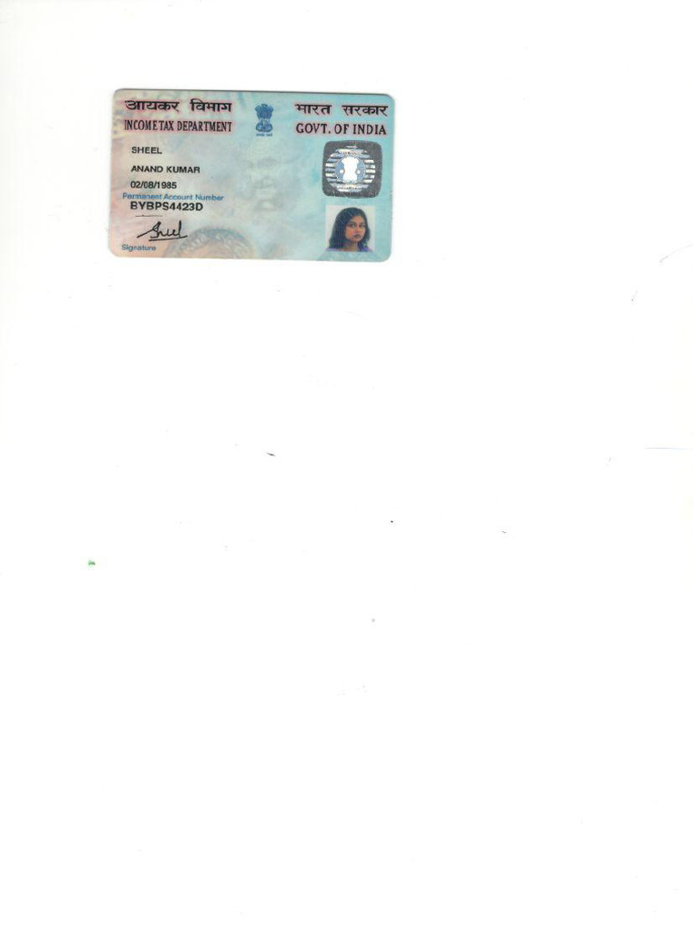 Pan Card | PDF