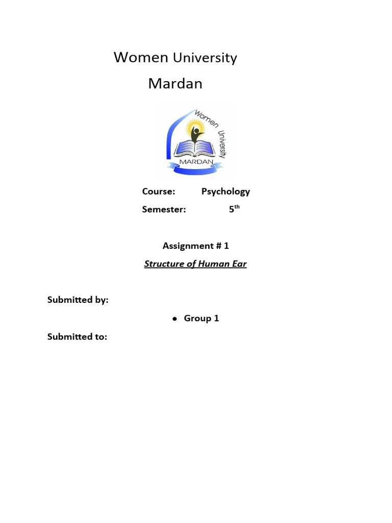 Structure of Human Ear | PDF | Ear | Otology