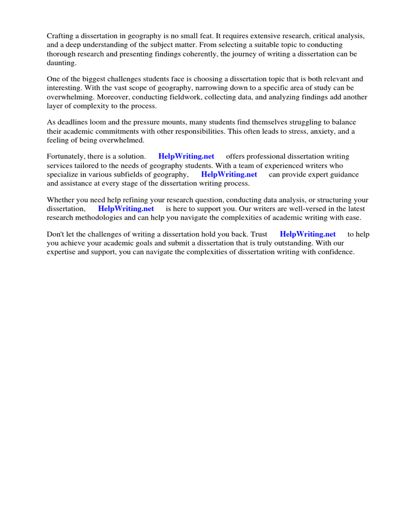 Dissertation Topics Geography | PDF | Geography | Thesis Dissertation Topics Geography | PDF | Geography | Thesis