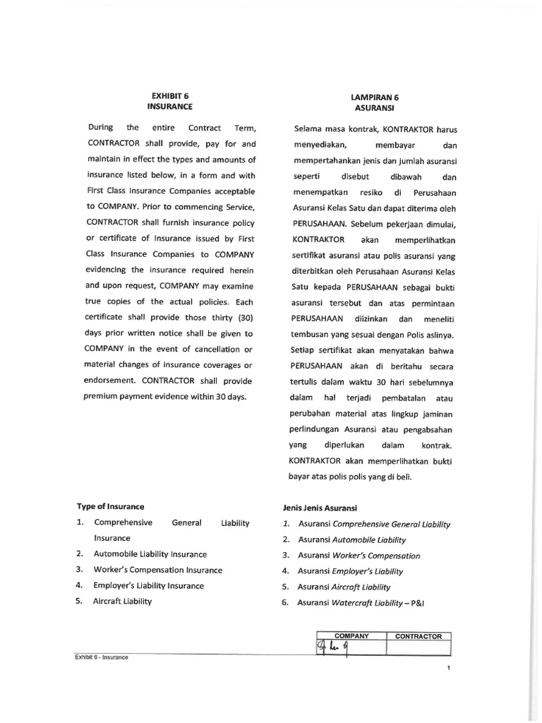 Lampiran 6 - Asuransi | PDF