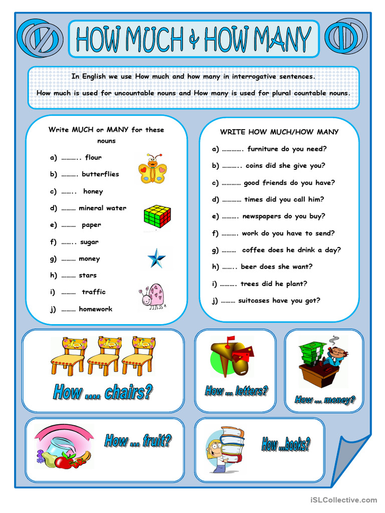 How Much & How Many | PDF