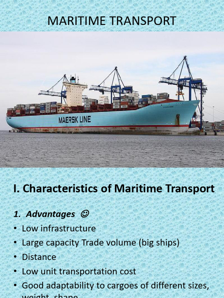 Maritime Transport: Seaports & Vessels Guide | PDF | Bill Of Lading ...