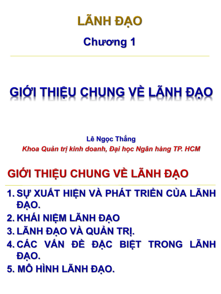 LD Ch1.Tong Quan | PDF