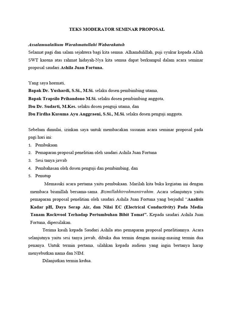 Teks Moderator | PDF