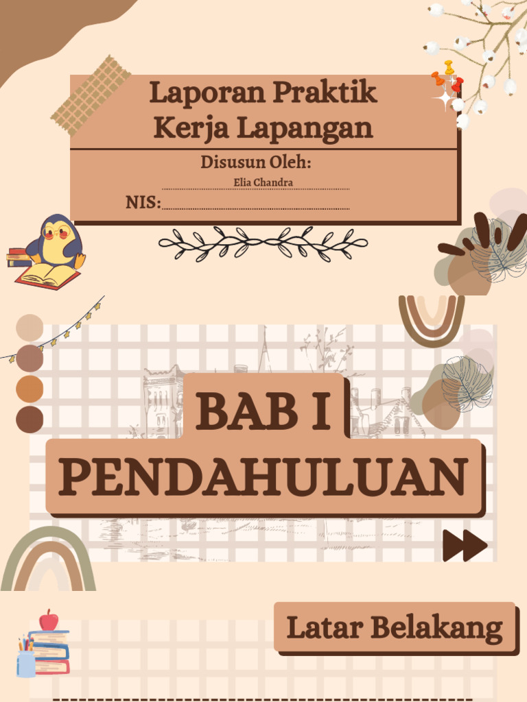Laporan PKL Elia Chandra | PDF | Teaching | Education Theory