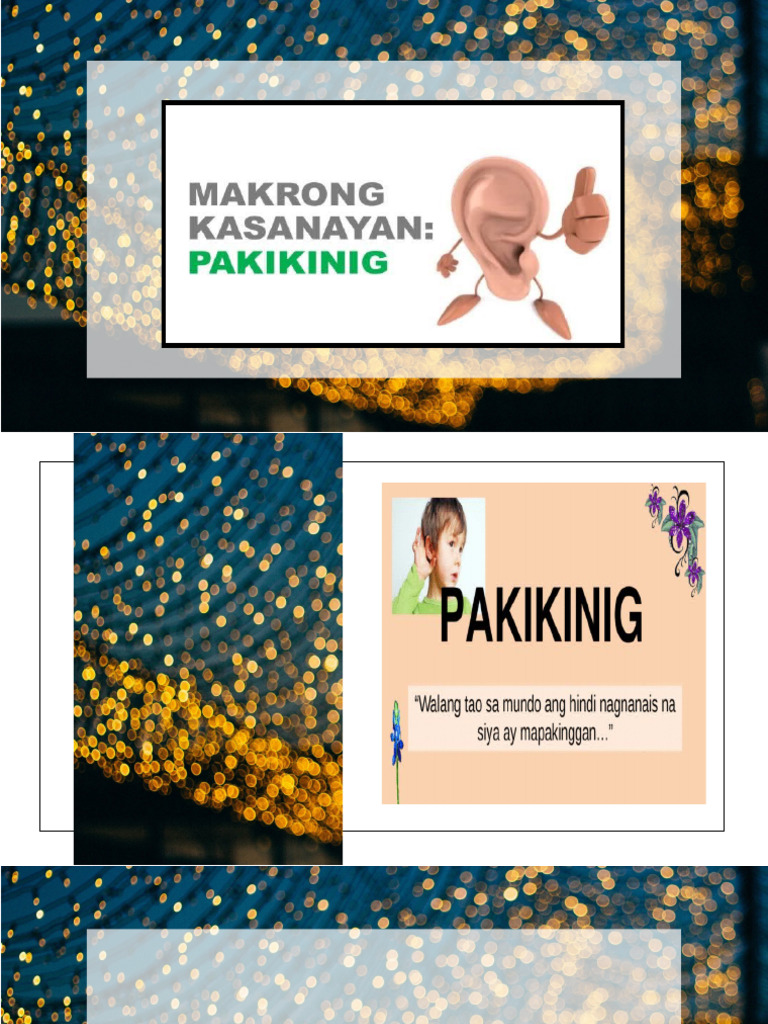 Pakikinig | PDF