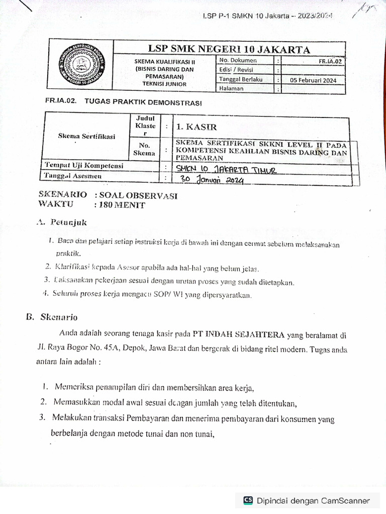 29 - Rizkia Maulidarachmah - Latihan Pra LSP | PDF