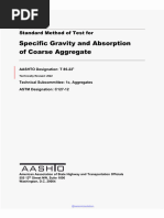 Specific Gravity of Fine Aggregate ASTM C 128 | PDF | Mass | Materials