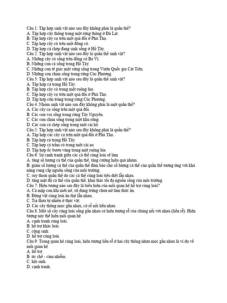 KTR Sinh 15PH Lan 2 HK2 | PDF