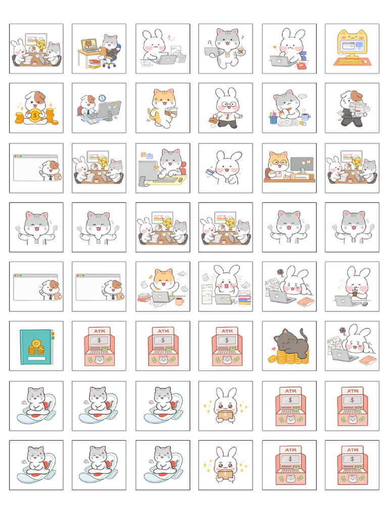 Bullet Journal Functional Stickers | PDF