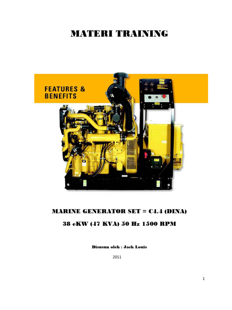 C 4.4 Diesel Generator Training | PDF