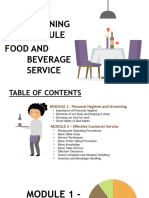 Basic FNB Service Training Module | PDF | Wellness