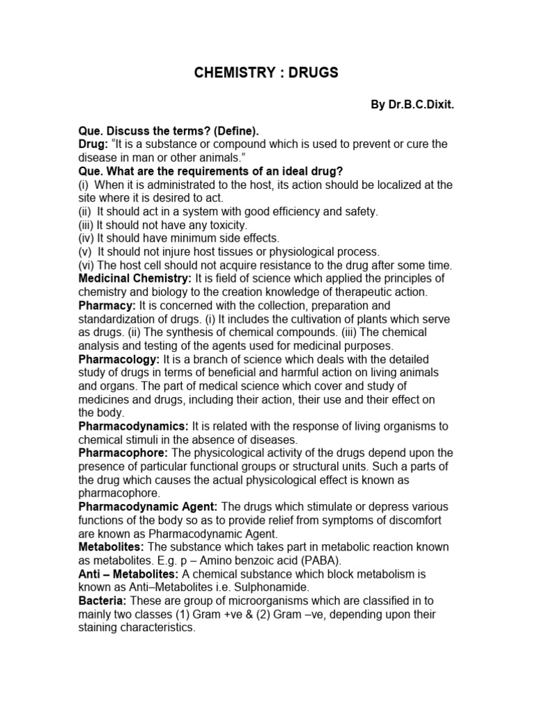 DRUGS | PDF | Mutation | Biology