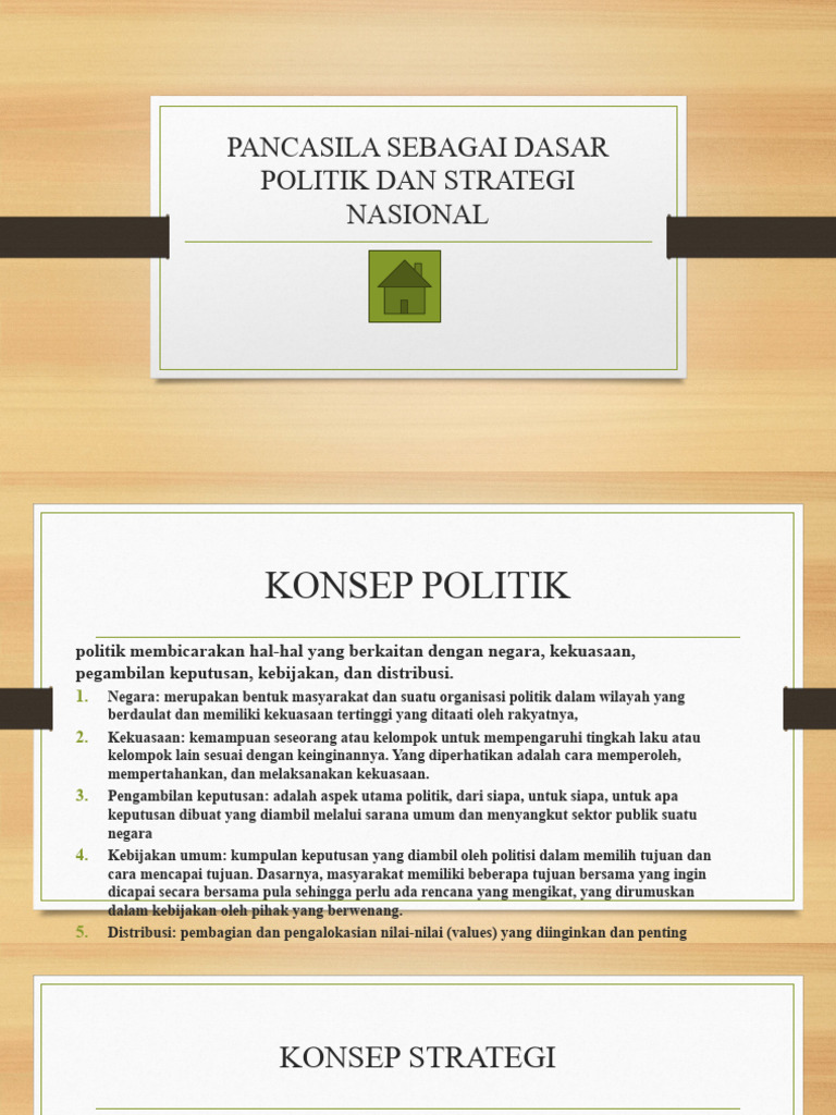 Pancasila dalam Politik dan Strategi Nasional | PDF | Ilmu Sosial | Hukum