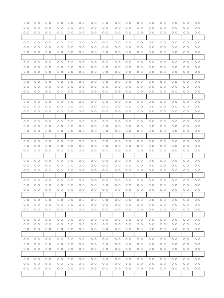 Empty Cell Braille | PDF