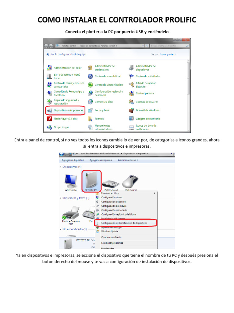 Como Instalar el Driver | PDF | Ventana (informática) | Programa de ...