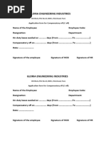 Leave - Cto Form | PDF