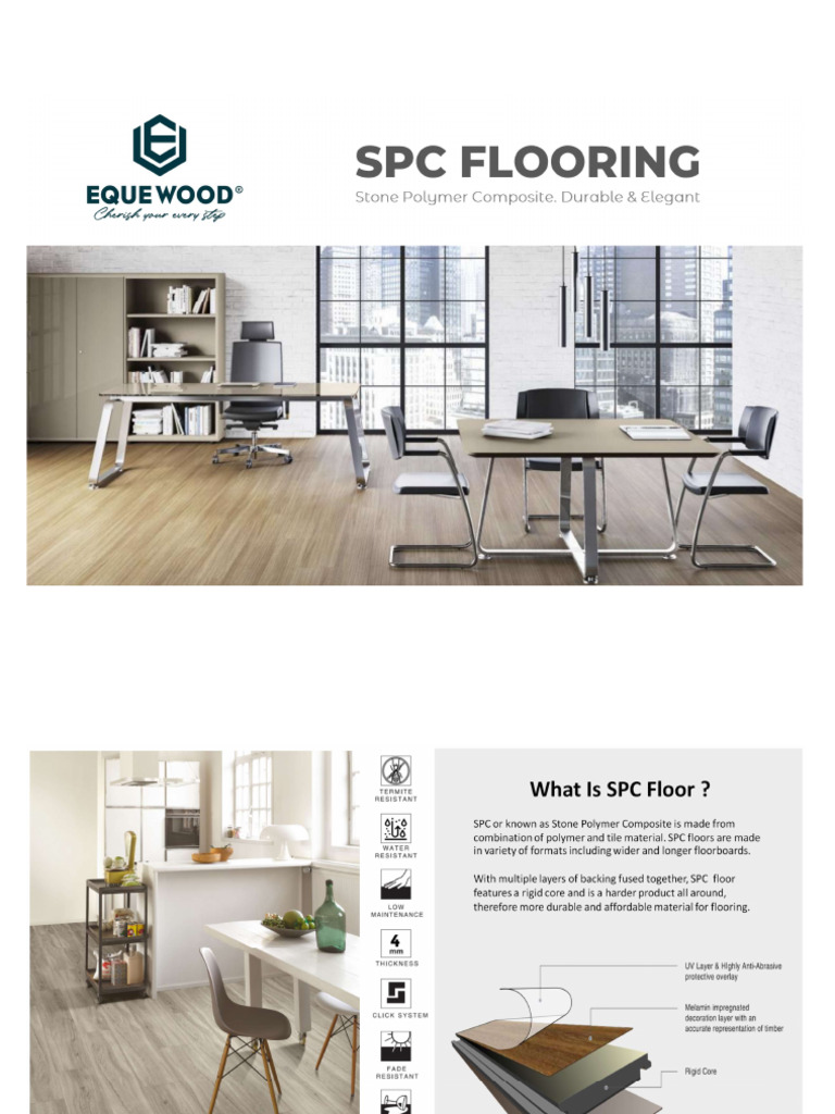 Equewood Brochure - SPC Floor 2021 | PDF