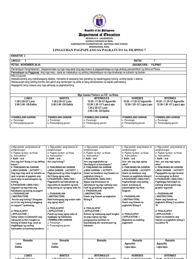 Week-3 WLP 2Q Plegaria | PDF