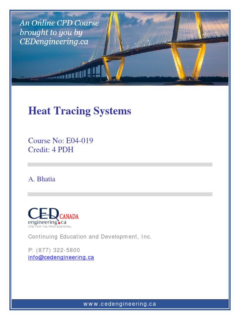 E04-019 - Heat Tracing Systems | PDF | Pipe (Fluid Conveyance) | Electrical Resistance And ...
