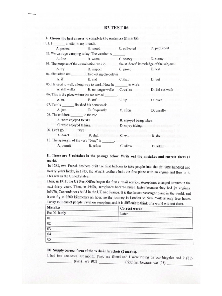 B2 Test 06 246 Pdf