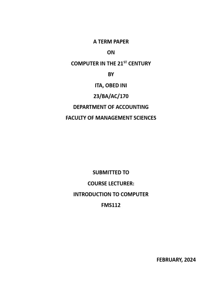 Final | Download Free PDF | Input/Output | Personal Computers