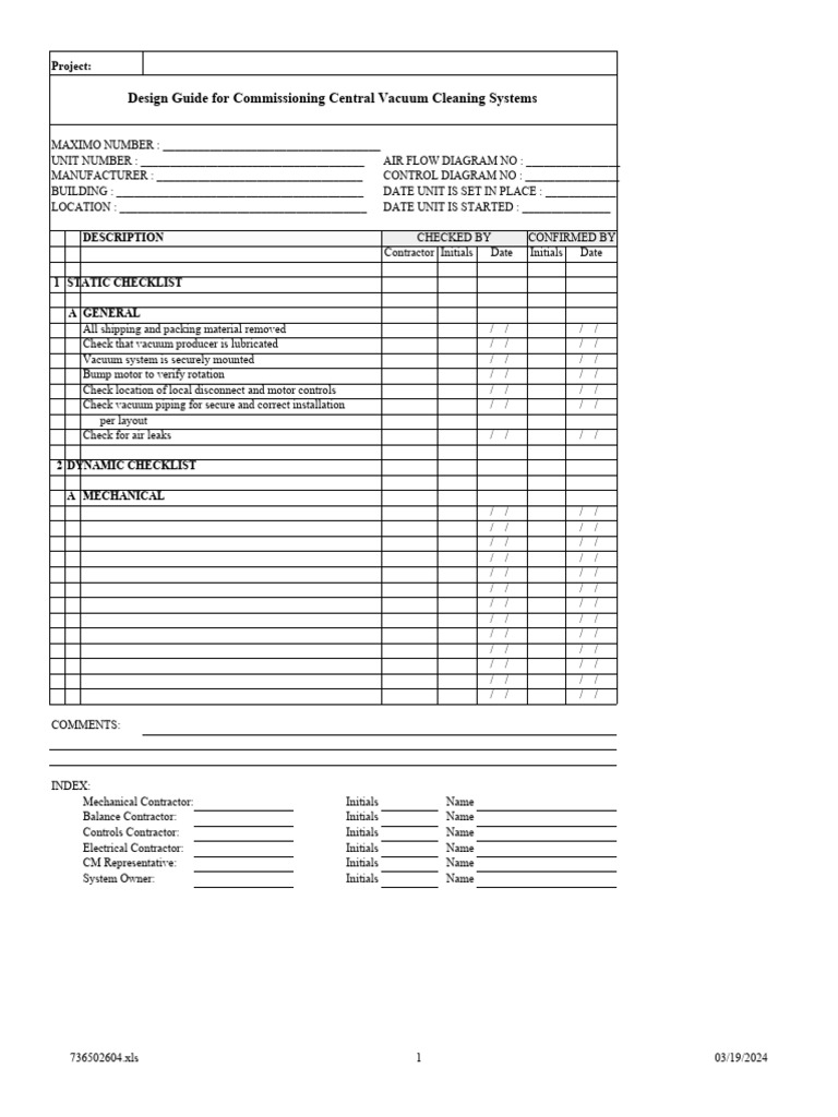 Commissioning Design Guide for HVAC Systems | PDF
