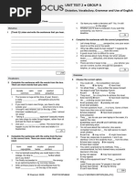 Life Vision b1 Unit 4 Exercises | PDF | Vocabulary | Language Mechanics