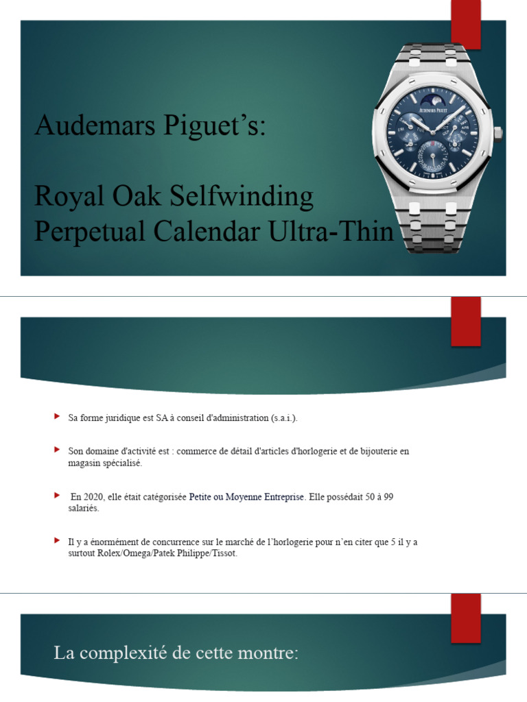 Audemars Piguet's | PDF | Montre (horlogerie) | Outils portables