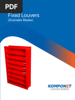 Specifications: Louvers - 08 91 00 | PDF | Specification (Technical Standard) | Building Engineering