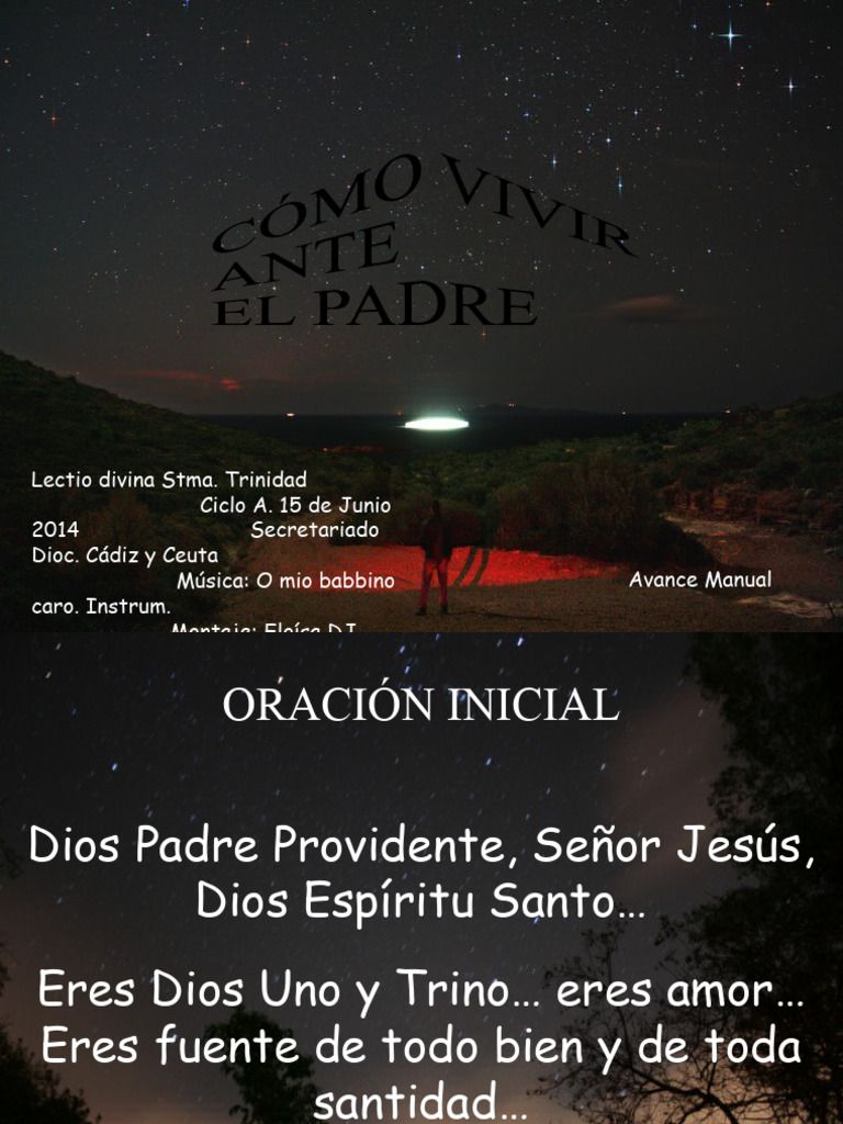 Cómo Vivir Ante El Padre | PDF | Amor | Trinidad