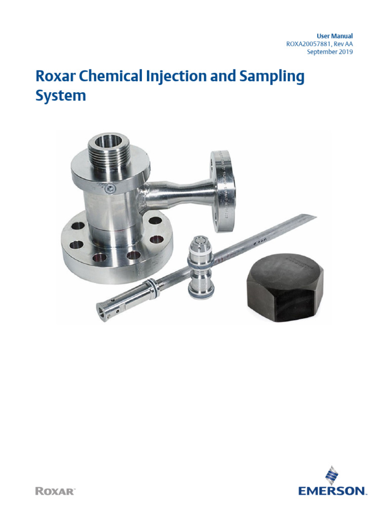 Manual Roxar Chemical Injection Sampling System en 5943042 | Download ...