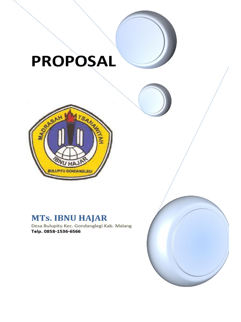 Proposal Mts. Ibnu Hajar Bulupitu Gondanglegi Edit | PDF