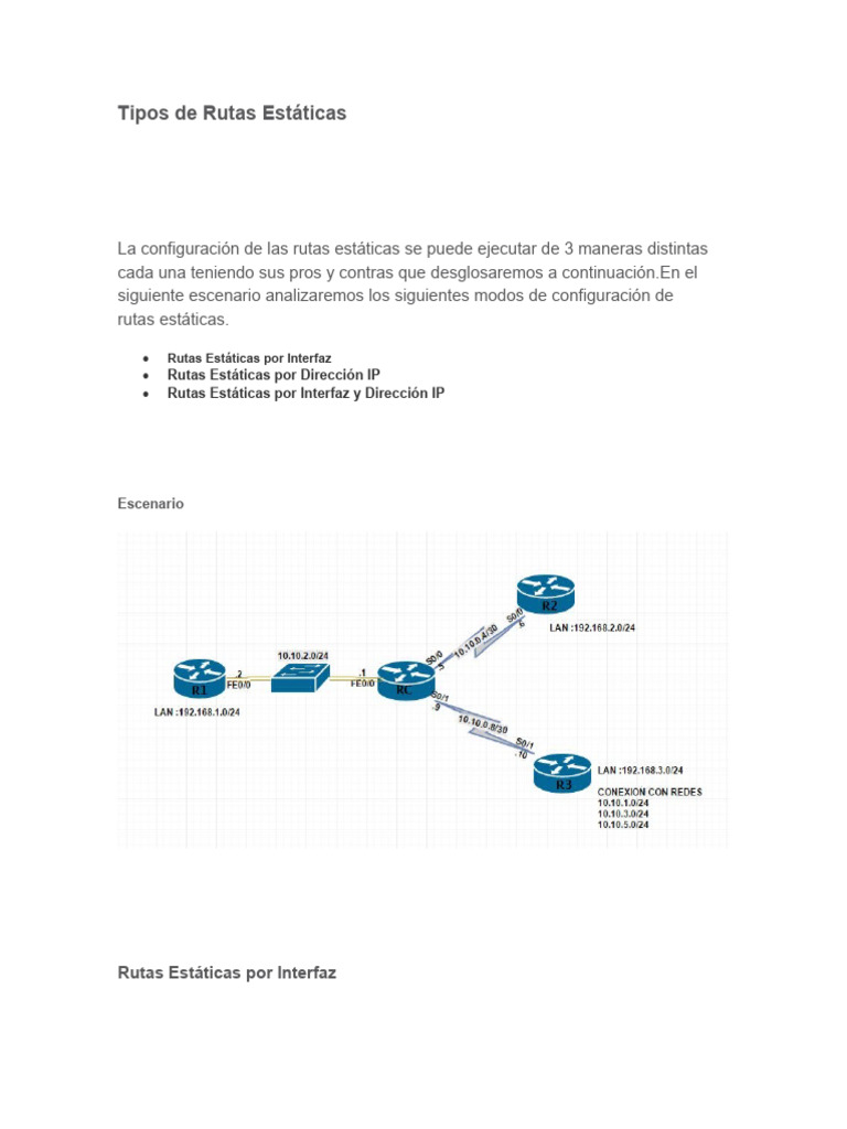 Ejemplo de Ensayo Enrutamiento | PDF | Enrutador (Computación) | Dirección IP