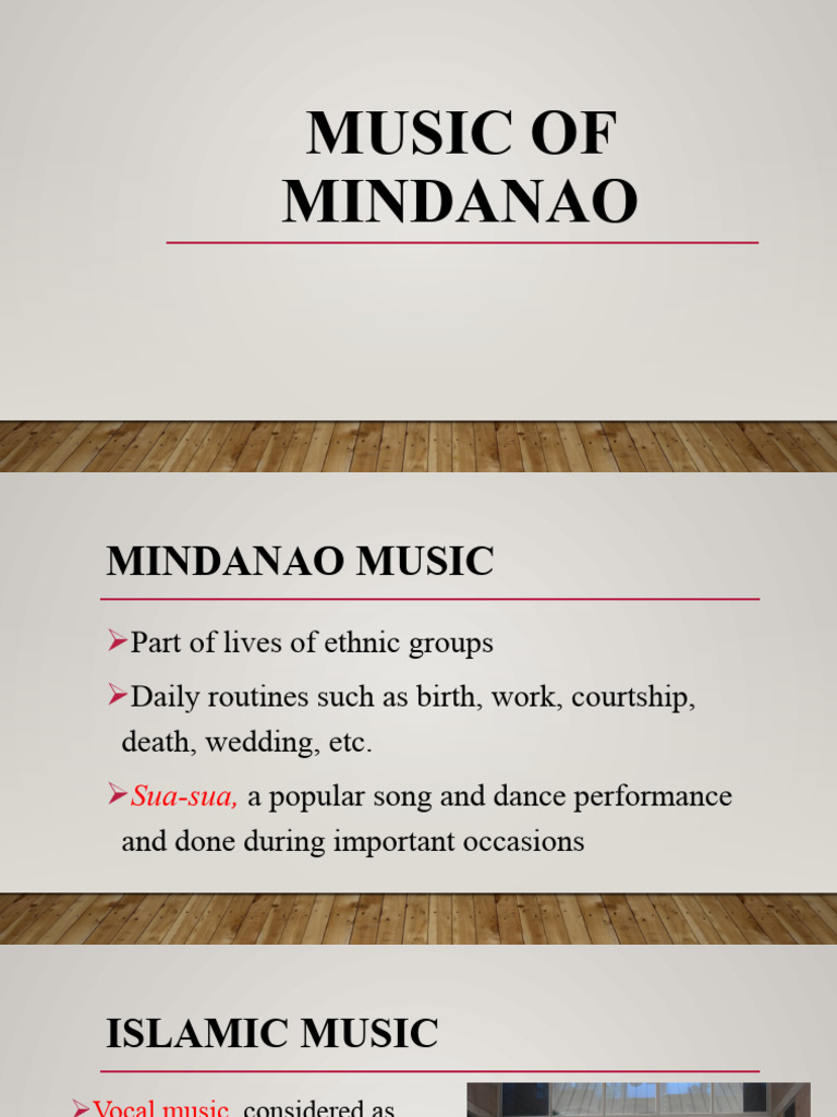 Mindanao's Traditional and Islamic Music | PDF | Social Science | Poetry