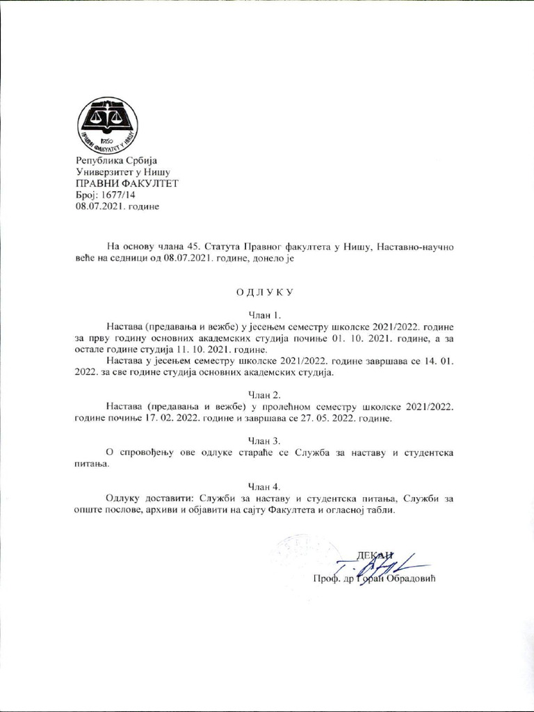 Oas Nastava 2021 2022 | PDF