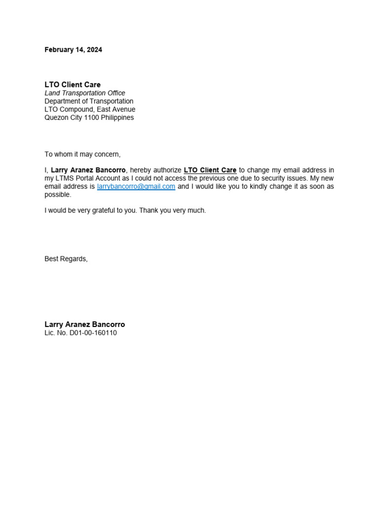 Consent Letter | PDF