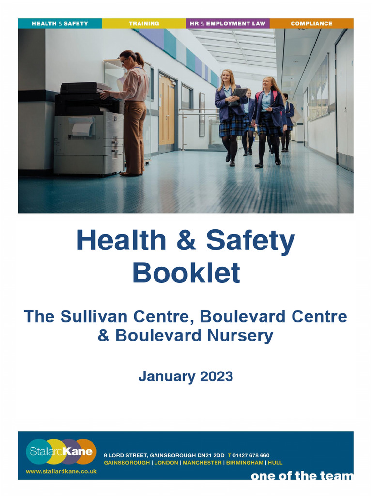 Health and Safety Booklet | PDF | Occupational Safety And Health | Personal Protective Equipment